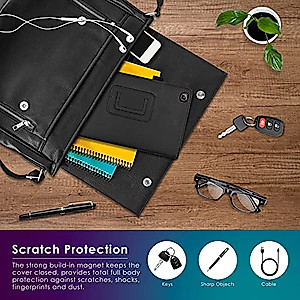 DETUOSI Slim Case for Samsung Galaxy Tab 3 8.0" 2014 (SM-T310/T311/T315), Ultra Thin Lightweight Folio Folding PU Leather Full-Body Protective Tablet Book Cover + Multi-Angle Stand + Magnetic Closure
