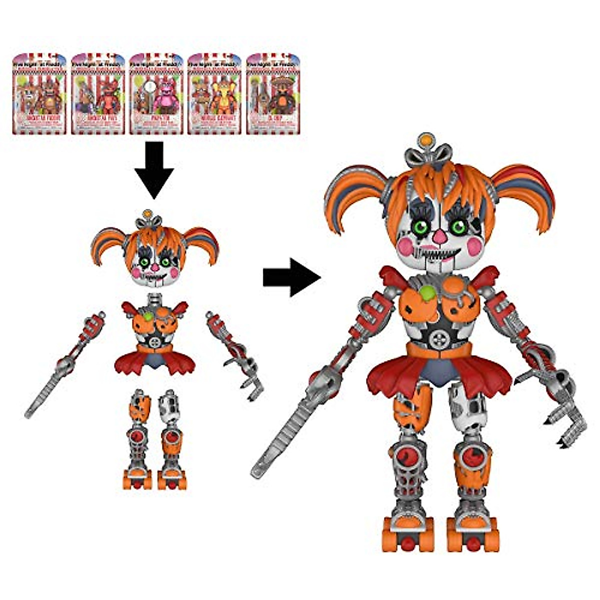 Funko Action Figure: Five Nights at Freddy's (FNAF) Pizza Sim: Orville Elephant - FNAF Pizza Simulator - Collectible - Gift Idea - Official Merchandise - for Boys, Girls, Kids & Adults