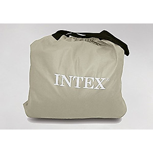 Intex Comfort Plush Mid Rise Dura-Beam Airbed with Built-in Electric Pump, Bed Height 13", Queen
