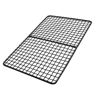 Kuvik's Titanium Mesh Camping Grill - Ultralight and Compact Grill for Backpacking, Camping, and Survival