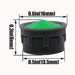 4.5 GPM Flow Retrictor Insert Faucet Aerators ，Faucet Replacement Parts Bathroom 4 Pack, Standard Size Faucet Aerator