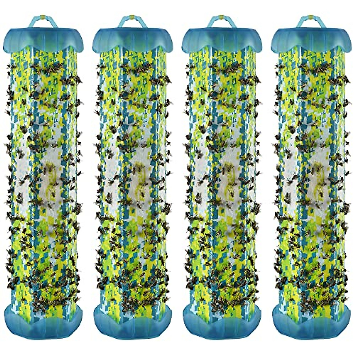 RESCUE! Non-Toxic TrapStik for Flies – Indoor Hanging Fly Trap - 4 Pack