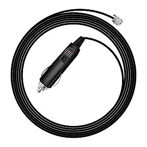 Radar Detector Power Cord, Radar Straight Power Cord Compatible with Uniden R3 R7 R1 Radar Detector, Escort Passport 9500i 8500 X50 Solo S2 Radar Detectors 12V Car Adapter (3.5m/11.5ft)