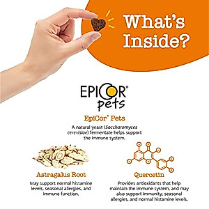 Zesty Paws Aller-Immune Soft Chews for Cats - with L-Lysine, EpiCor, Astragalus Root, Quercetin & Antioxidants - Advanced Functional Supplement for Cat Immune Support - Bacon Flavor - 60 Count