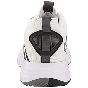 adidas Men's Own The Game 2.0 Basketball Shoe, White/Black/Grey, 10