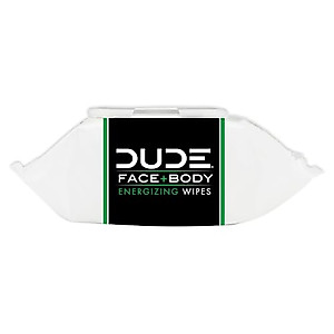 Dude Wipes - 3 Pack, 90 Wipes, Infused with Energizing Pro Vitamin B5, Alcohol Free and Hypoallergenic Cleansing Wipes