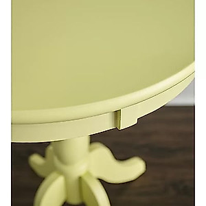 ACME Furniture Alger Side Table, Light Yellow, One Size