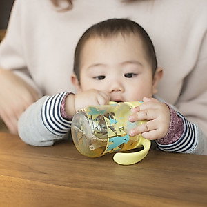 Richell Straw Mug 7months yellow 200ml