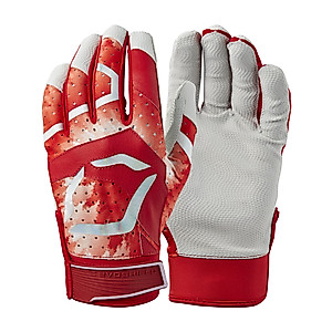 EvoShield Daze Adult Batting Gloves - Scarlet, Large