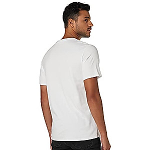 Karl Lagerfeld Paris mens Kocktail Karl Short Sleeve Crew Neck T-shirt T Shirt, White, Small US