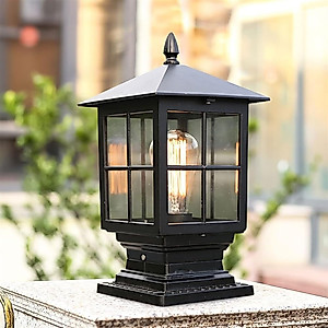 SANBDDLYY Outdoor Post Light Outdoor Column Lights Waterproof Pillar Lights Outdoor Lighting for Doorways, Yards, Porch, Patios, Hallways