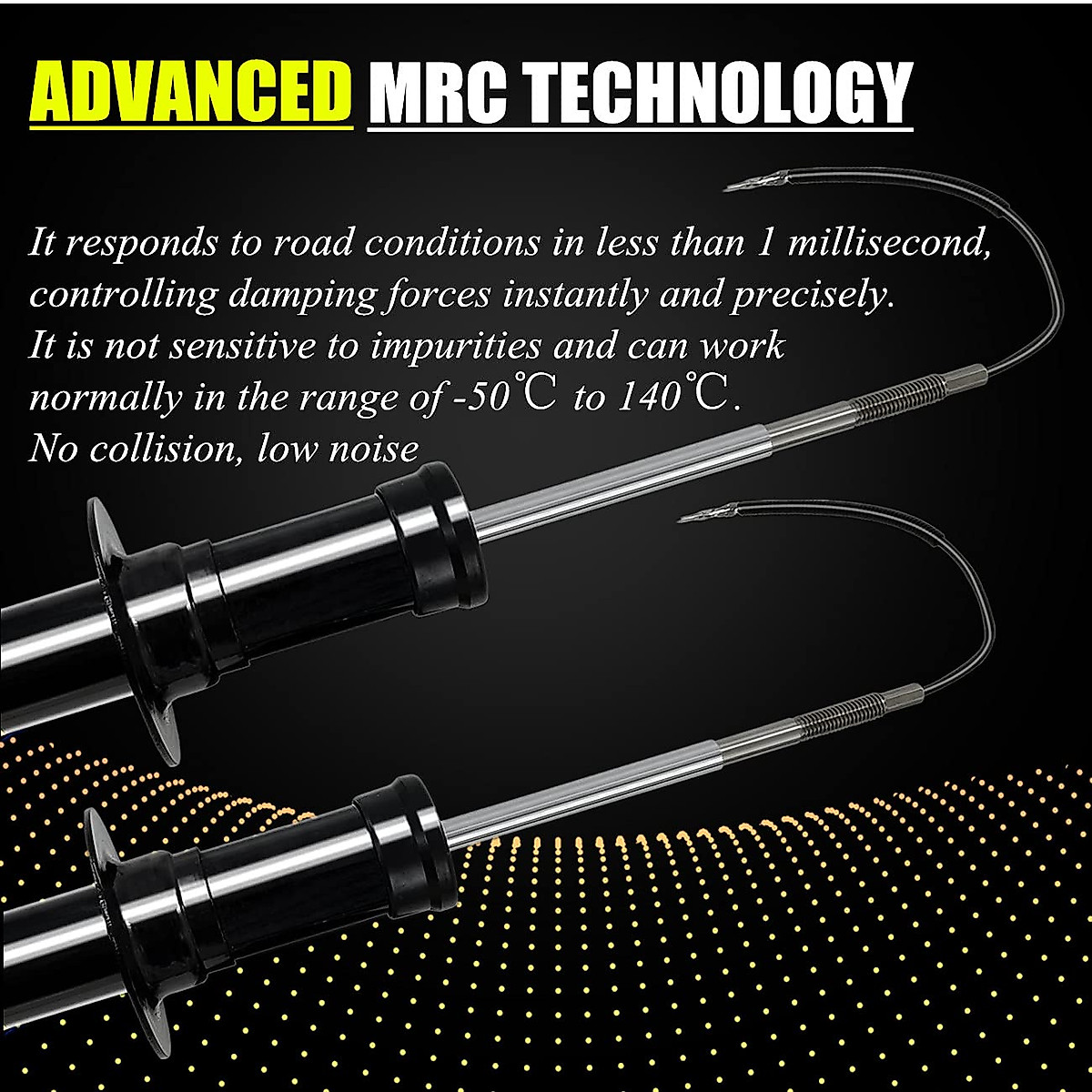 LUFT MEISTER 84176631 84977478 2 PCS Front Struts Shock Absorber Assy with spring for 2015-2022 Cadillac Escalade Tahoe Suburban Silverado GMC Sierra 1500 Yukon (XL)