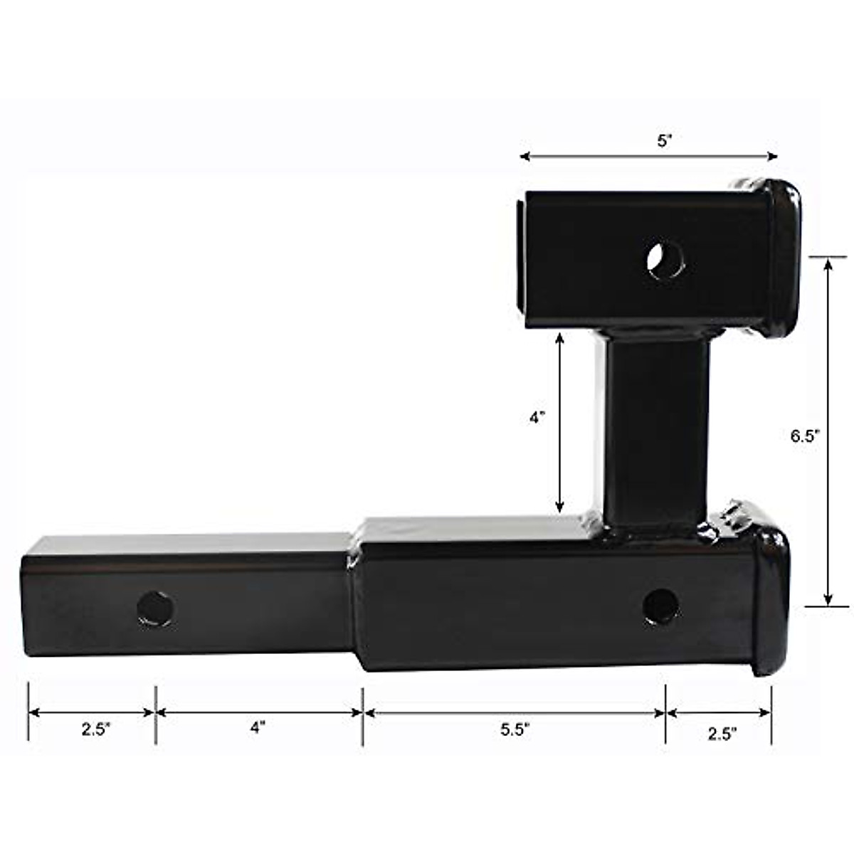 MAXXHAUL 50248 Dual Hitch Extension with Single Post