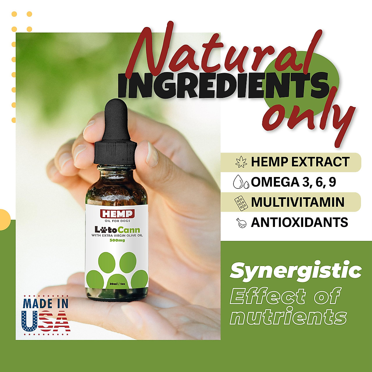 (2 Pack) Latocann Hemp Oil for Dogs and Cats: Natural Relief for Pet Anxiety, Joint Pain, and Digestive Health for Dogs and Cats