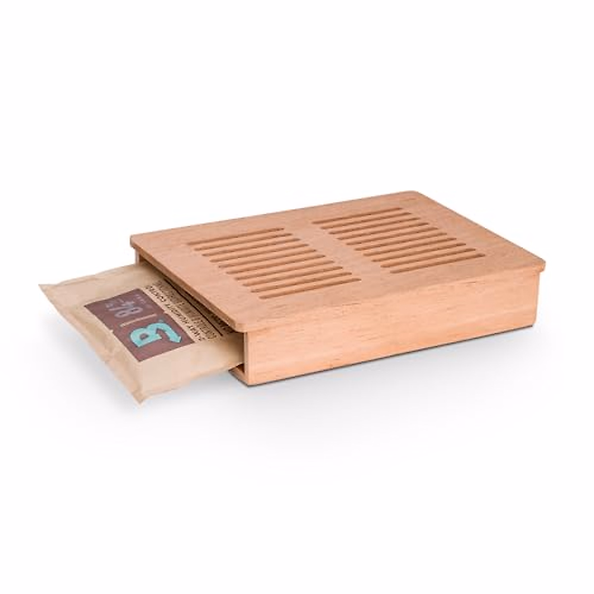 NewAir x Boveda 500 Count Electric Humidor, Spanish Cedar Shelves with Temperature Control, Cigar Humidor Box with Built-In Boveda Humidity Control in Stainless Steel