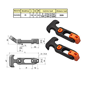 COOLOGIN Rubber Flexible T-Handle Hasp Draw Latch for Tool Box, Cooler, Golf Cart or Engineering Machine Hood (Multicolored, 2 PCS)