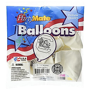 Pioneer Balloon Company 10 Count University of South Carolina Latex Balloon, 11", Multicolor