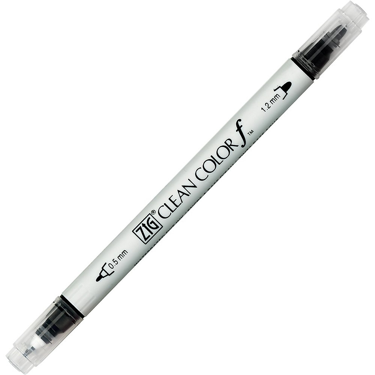 Kuretake ZIG CLEAN COLOR f 36 colors set, 0.5 mm & 1.2 mm, AP-Certified, Odourless, Xylene Free, Suitable for dark paper, Perfect for illustrating, sketching, designing and cartooning. Made in Japan