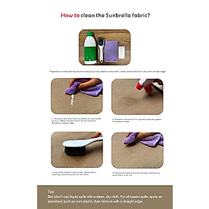 BOSSIMA Outdoor Patio Cushions Deep Loveseat Chair Cushions Furniture Cushions, Sunbrella Cast Slate