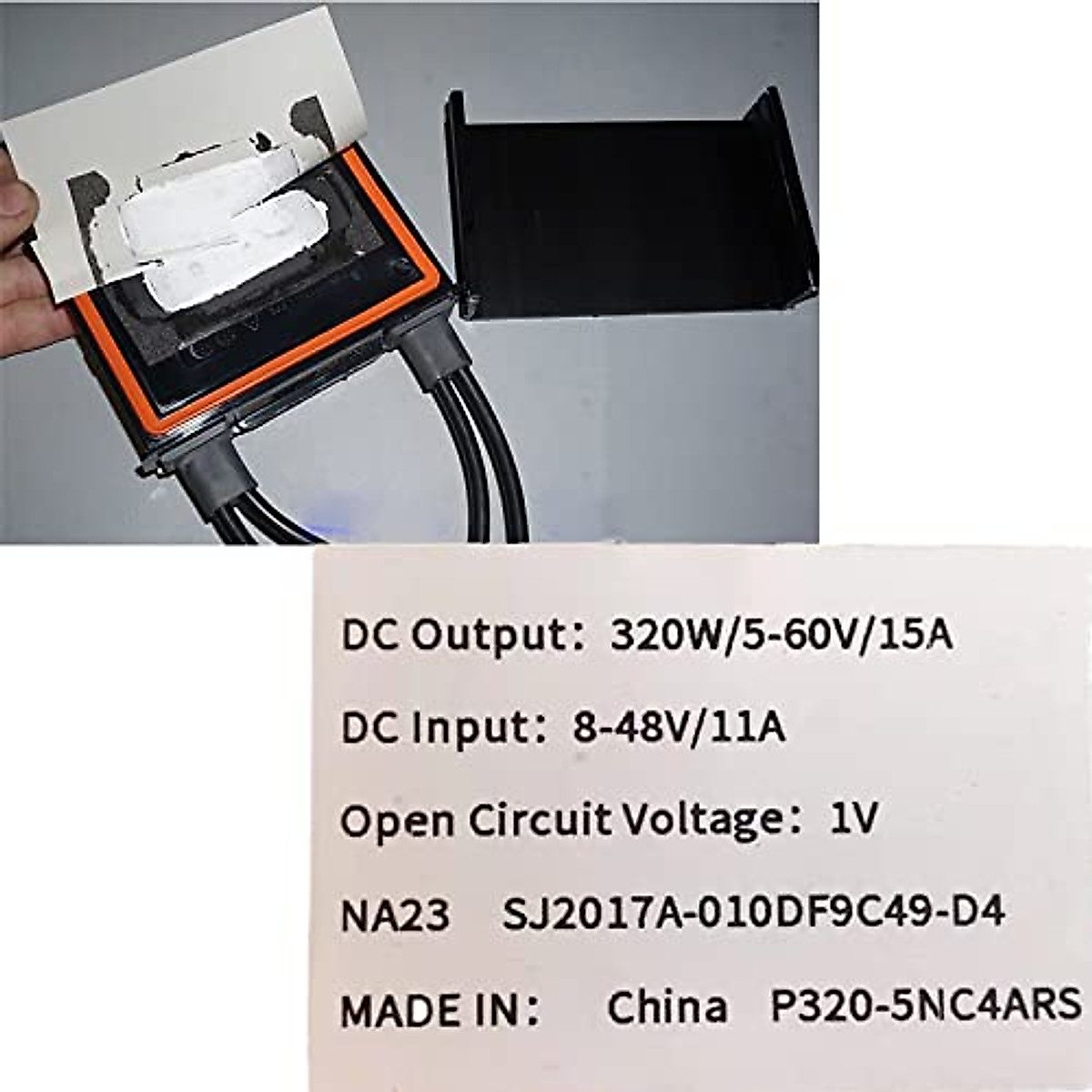 HUAYUWA Solar Panel MPPT Power Optimizer 320W P320-5NC4ARS Compatible for SOLAREDGE DC PV Solar Optimizer Energy Saving