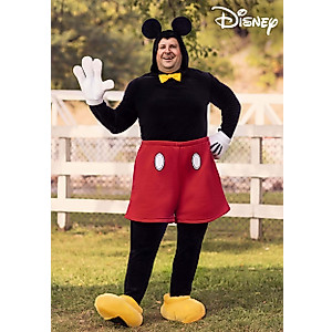 Fun Costumes Deluxe Disney Mickey Mouse Costume Adult Plus Size 2X Red