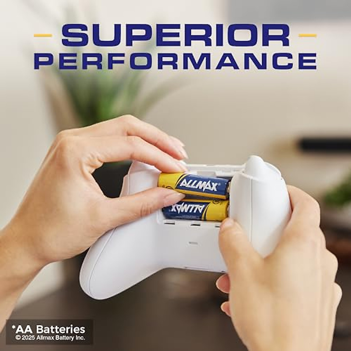 Allmax AA Maximum Power Alkaline Double A Batteries (100 Count) – Ultra Long-Lasting, 10-Year Shelf Life, Leakproof Design, Superior Performance – 1.5V