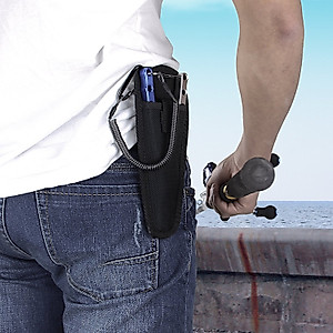 Booms Fishing T04 Fishing Lanyards 6pcs Pack Fishing Tool/Pole Safety Coil Lanyard Retractable Wire Inside TUP Cover