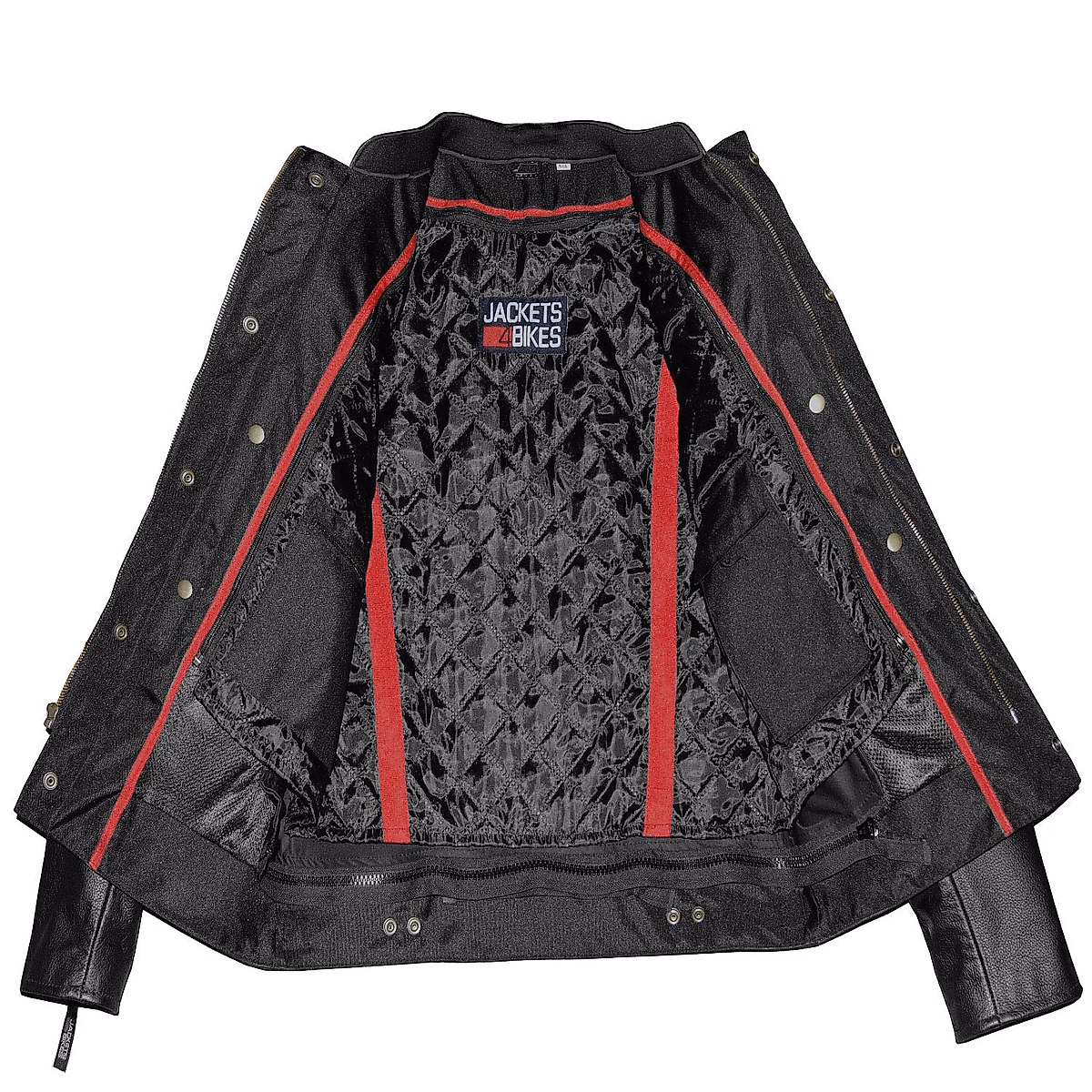 Men's Commuter Premium Natural Buffalo Leather Motorcycle Jacket CE Armor Conceal Carry Gun Pockets Cruiser Biker Black XL