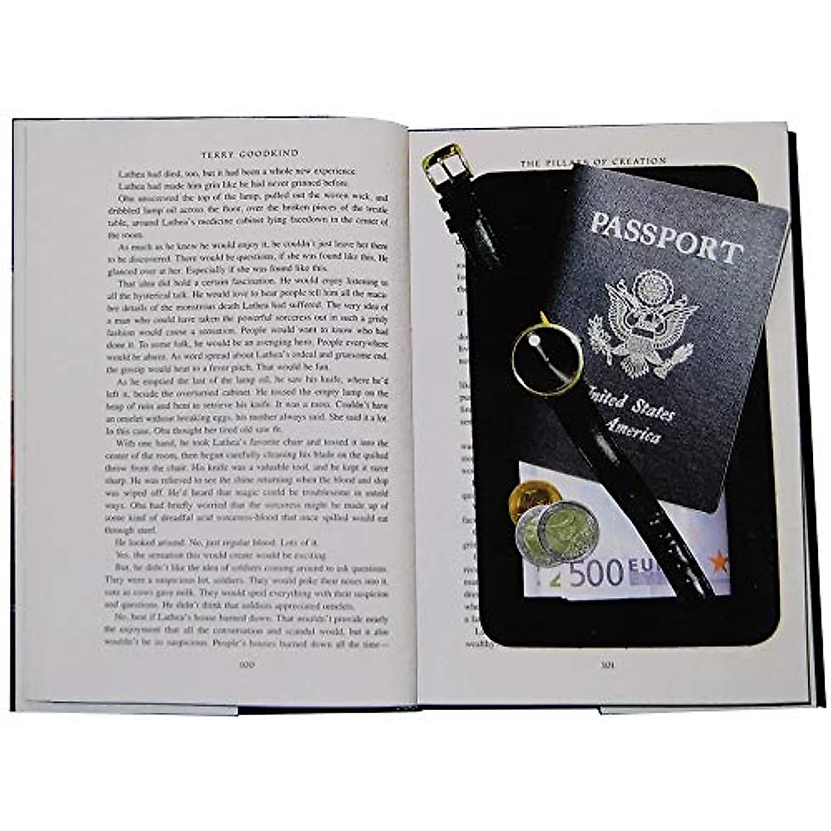 Streetwise Fake Large Hardbound Diversion Book Gun Safe Secret Compartment