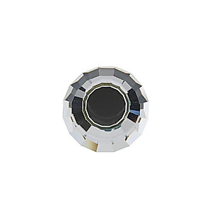 Richelieu Hardware BP27613011 3/4-inch (19 mm) Crystal and Brass Traditional Cabinet and Drawer Knob for Kitchen, Bathroom, and Furniture