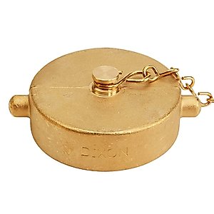 Brass Pin Lug 2 1/2" NH Cap with Chain