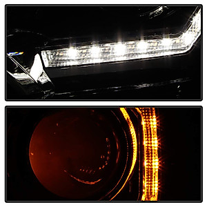 Carpart4u - Aftermarket Switch Back LED Projector Headlights For Toyota Tacoma 2016-2019 SR / SR5