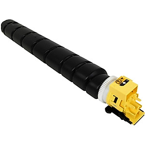 Kyocera 1T02NDACS0 Model TK-8519Y Yellow Toner Cartridge For use with Kyocera/Copystar CS-5052ci, CS-6052ci, TASKalfa 5052ci and 6052ci Color Multifunctional Printers