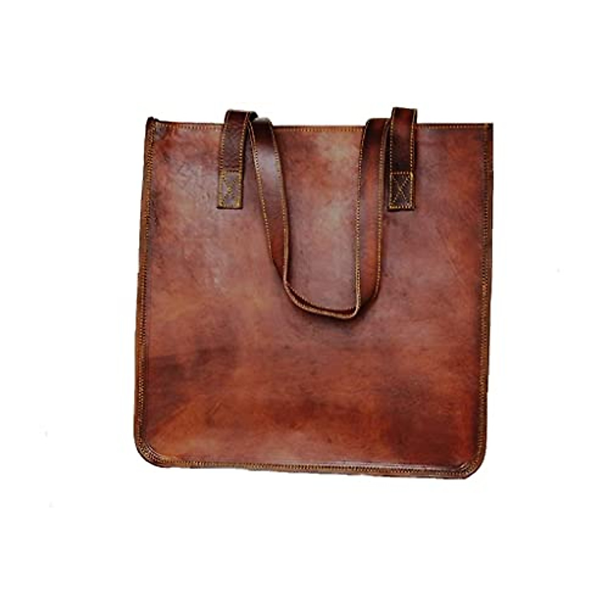 Leather Vintage Gypsy bag Vintage tote bag shoulder bag Women leather top handlebags Leather bags for women