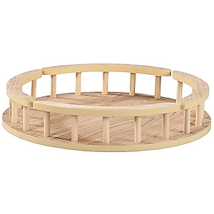 Wood Lazy Susan Turntable, 16-Inch Diameter