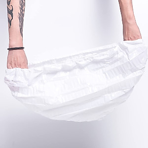 Elastic Band Trash Bags (50 Pcs) for the Popur X5 Self-Cleaning Litter Box