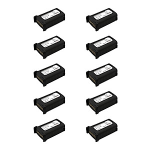 GIKYSUIZ 10-Pack 3400mAh Replacement Battery for Symbol MC9000 MC9010 MC9050 MC9060 MC909 MC9090 MC9097 MC9190 Series Mobile Computer, fits Part Number BRTY-MC90SAB00-01 BTRY-MC90GKAB0E-10