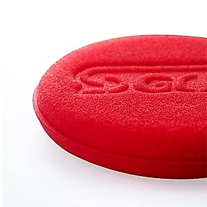 SGCB Foam Wax Applicator Pads, Cleaning Pads Set of 6 Soft Round Auto Detailing Foam Applicator Pads 4 Inch Dia Multi-Function Buffing Pads for Waxing Polishing Paint Ceramic Glass Cleaning