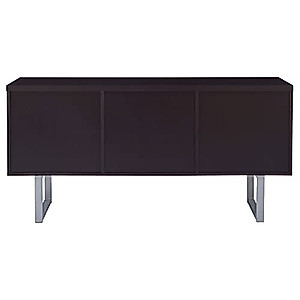 Coaster Home Furnishings Lawtey 5-Drawer Credenza with Adjustable Shelf Cappuccino