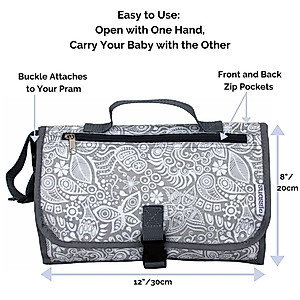 Suessie Portable Diaper Changing Pad and Organizer