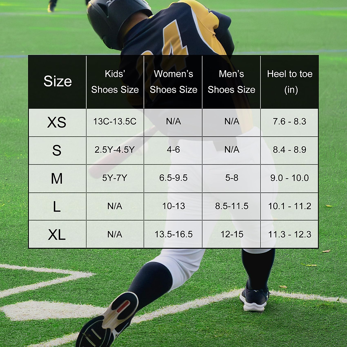 CWVLC Lillte Boy's Soccer Socks Kids Football Sport Team Athletic Knee High Long Tube Cotton Compression Socks Blue X-Small (12C-13C Kids/ 1Y-3Y Youth)