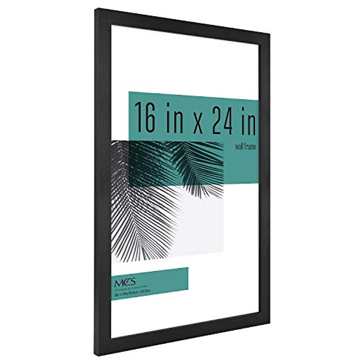 MCS Studio Gallery Frame, Black Woodgrain, 16 x 24 in, Single