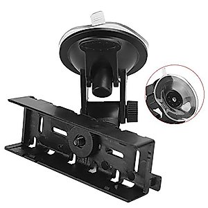 Dilwe1 Car Radio Panel Bracket, Durable ABS Adjustable and Rotatable Suction Mount Set Car Audio Mounting Kits for YAESU/FT-8800 /FT-8800R/ FT-8900