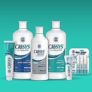 CloSYS Fluoride Toothpaste, 7 Ounce, Gentle Mint, Whitening, Enamel Protection, Sulfate Free