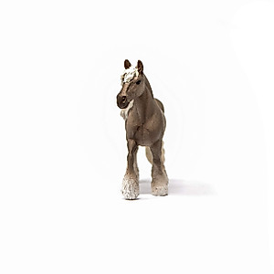 Schleich Farm World Realistic Silver Dapple Mare Gray Horse Figurine - Highly Detailed and Durable Farm Animal Figurine for Boys and Girls, Gift for Kids Ages 3+