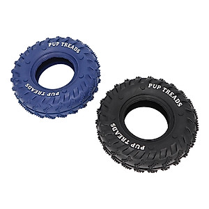Yosoo Rubber Tire Dog Chew Toy Safe for Medium Large Dogs Rubber Pet Chew Toy