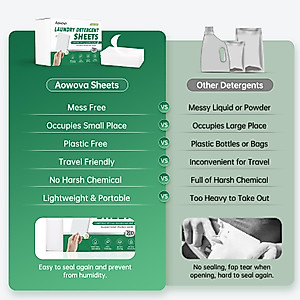 Laundry Detergent Sheets, 200 Loads Fresh Linen Scent Laundry Soap Washing Detergent Strips, No Liquid Laundry Supplies Lightweight Eco-Friendly Travel Laundry Soap Sheets, Travel Essentials