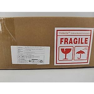 Yinfente Upright Double Bass Bow Case for One French German Bass Bow bag With Shoulder Strap (Black)