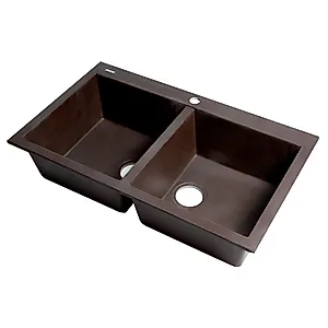 ALFI brand AB3420DI-C Kitchen Sink, Chocolate
