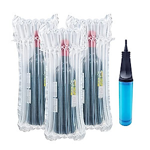 Wine Bottle Travel Protector Bags, Conilly 20 Packs Inflatable Air Column Packaging Bubble Bag with Free Inflator Pump, Reusable Wine Bottle Protector,Safe Choice for Wine Transportation